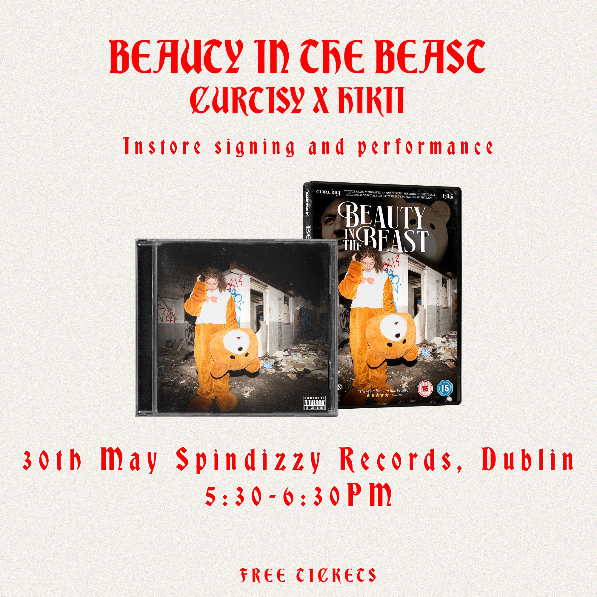 CURTISY - Instore + Signing - MAY 30th – Spindizzy