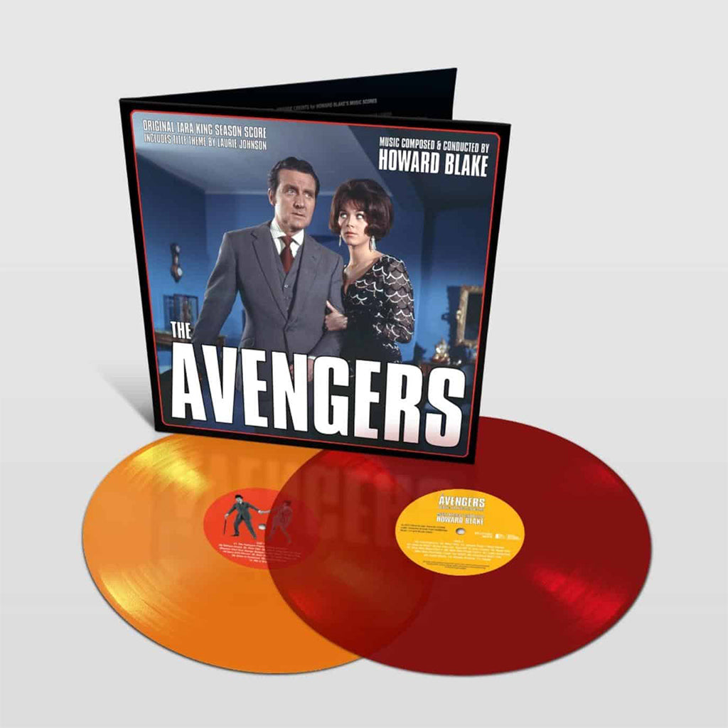 HOWARD BLAKE - The Avengers 1968-1969 - 2LP - Transparent Red and Oran
