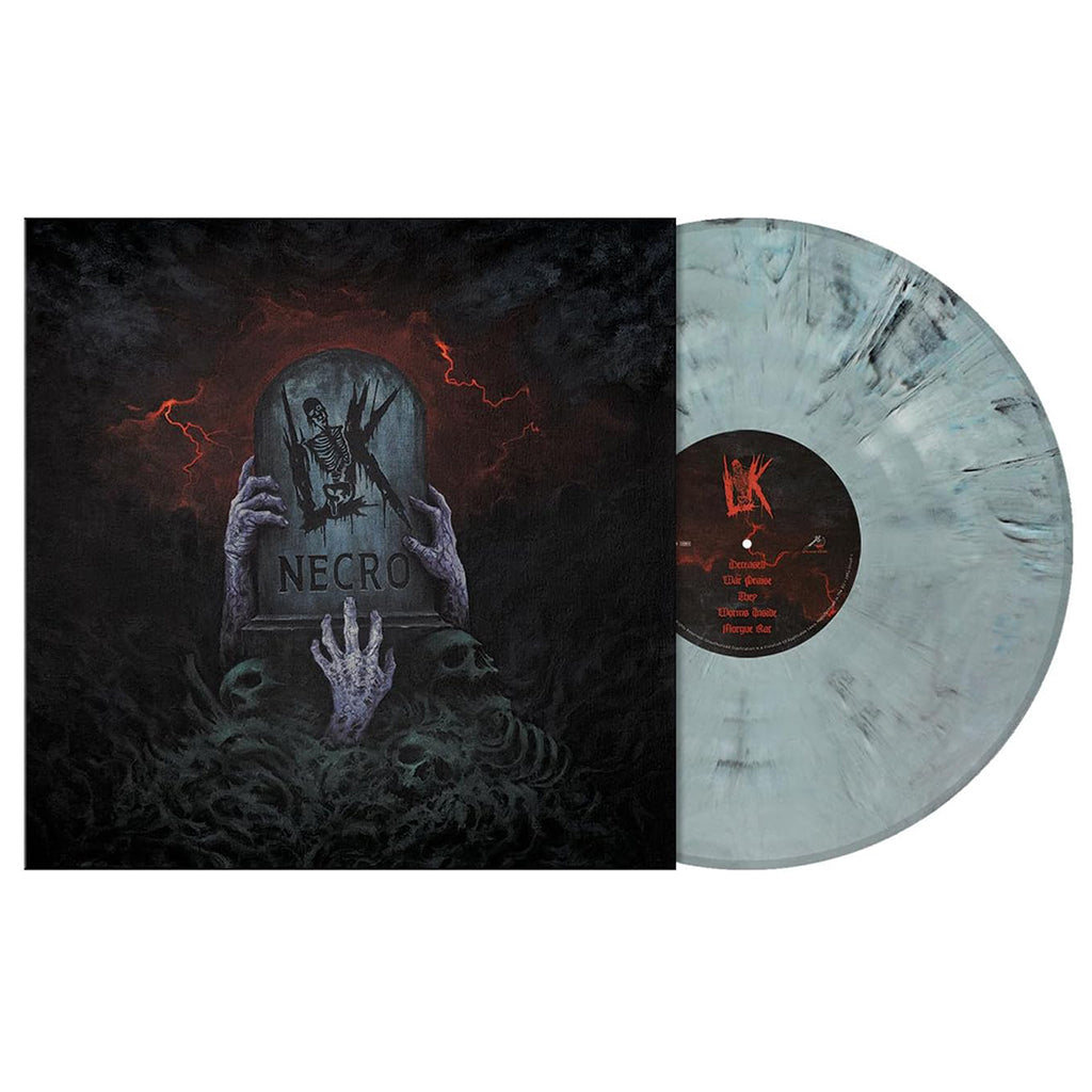 LIK - Necro - LP - 'Tombstone' Grey/Blue Marbled Vinyl [APR 18] – Spindizzy