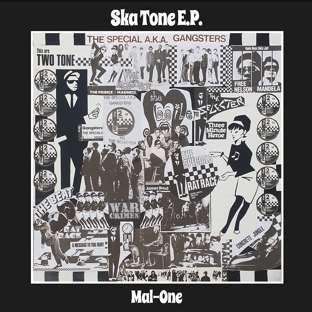 MAL-ONE - Ska Tone E.P. (with SIGNED & Embossed Art Print) - 12'' - Vi