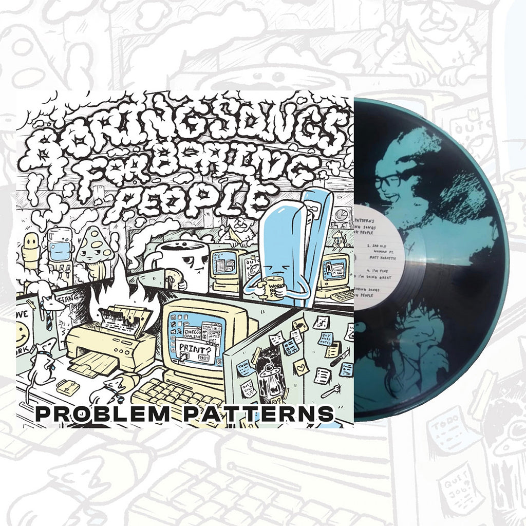 PROBLEM PATTERNS - Boring Songs For Boring People (with Screenprinted – Spindizzy
