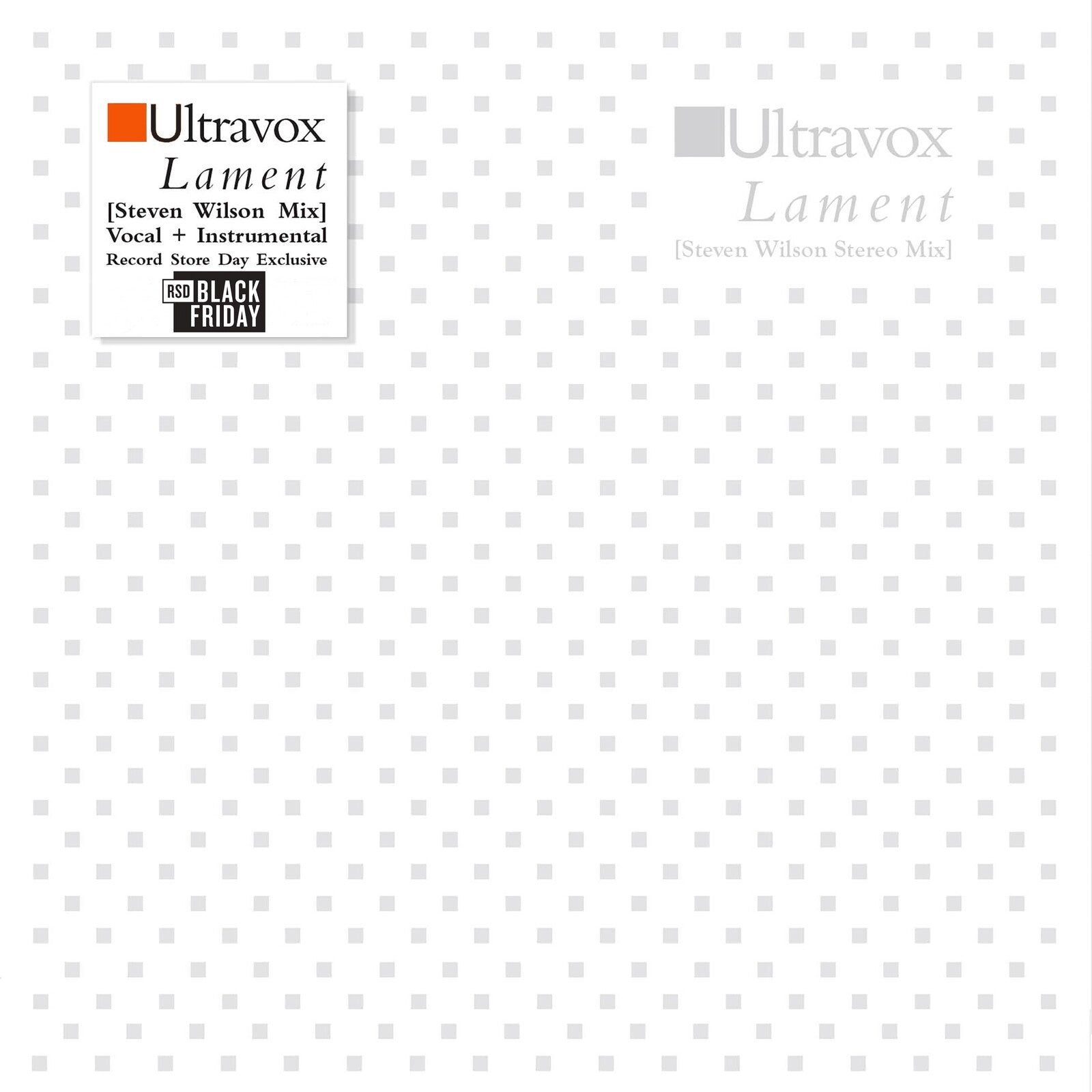 Ultravox - Lament [Steven Wilson Stereo Mix] - 2CD [RSD Black Friday 2 – Spindizzy