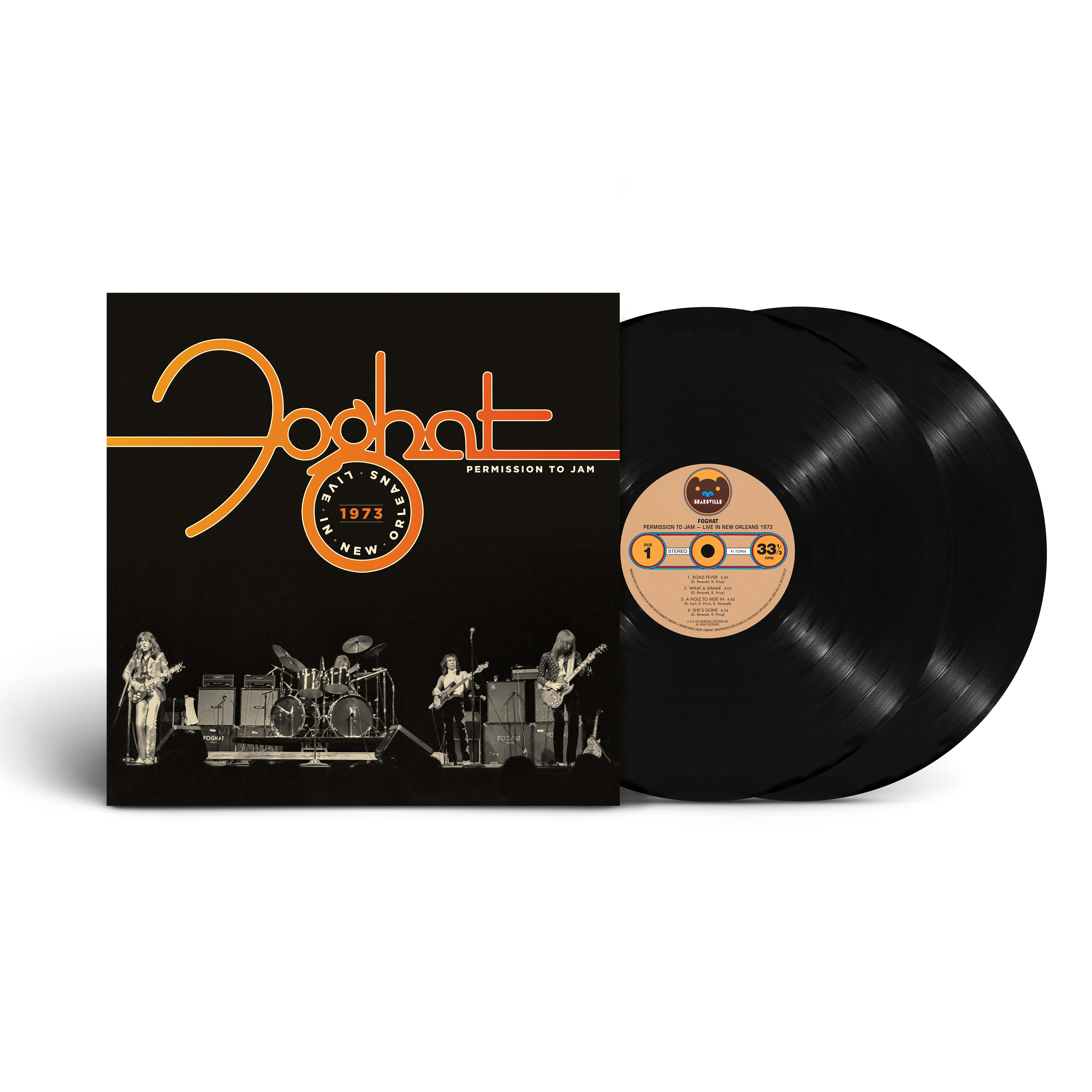FOGHAT - Live In New Orleans 1973 - 2 LP - Black Vinyl [RSD 2024] – Spindizzy