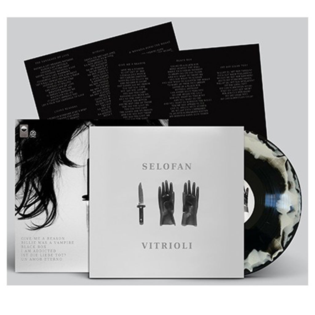 SELOFAN - Vitrioli (2023 Repress) - LP - Black w/ White Effect Vinyl – Spindizzy