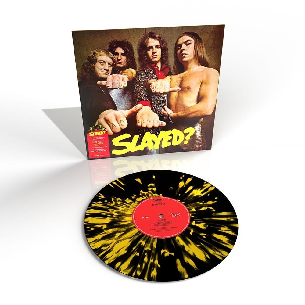 SLADE - Slayed? - LP - Black / Yellow Splatter Vinyl – Spindizzy