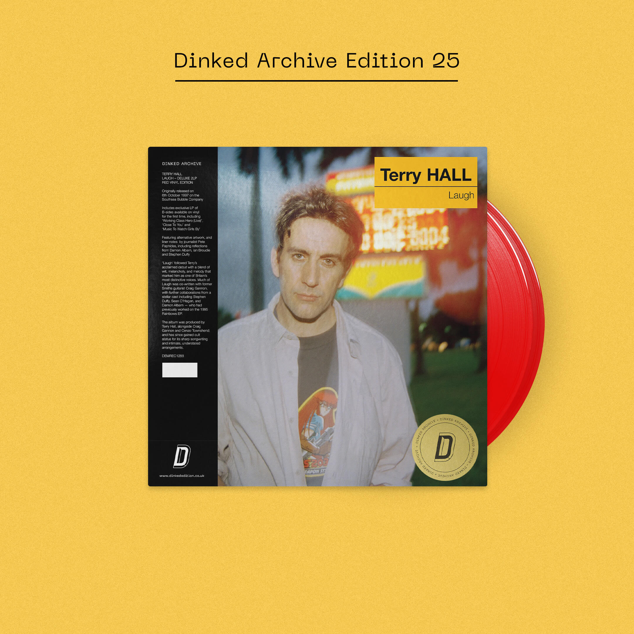 TERRY HALL - Laugh (Deluxe Edition) - 2LP - Vinyl - Dinked Archive Edi ...