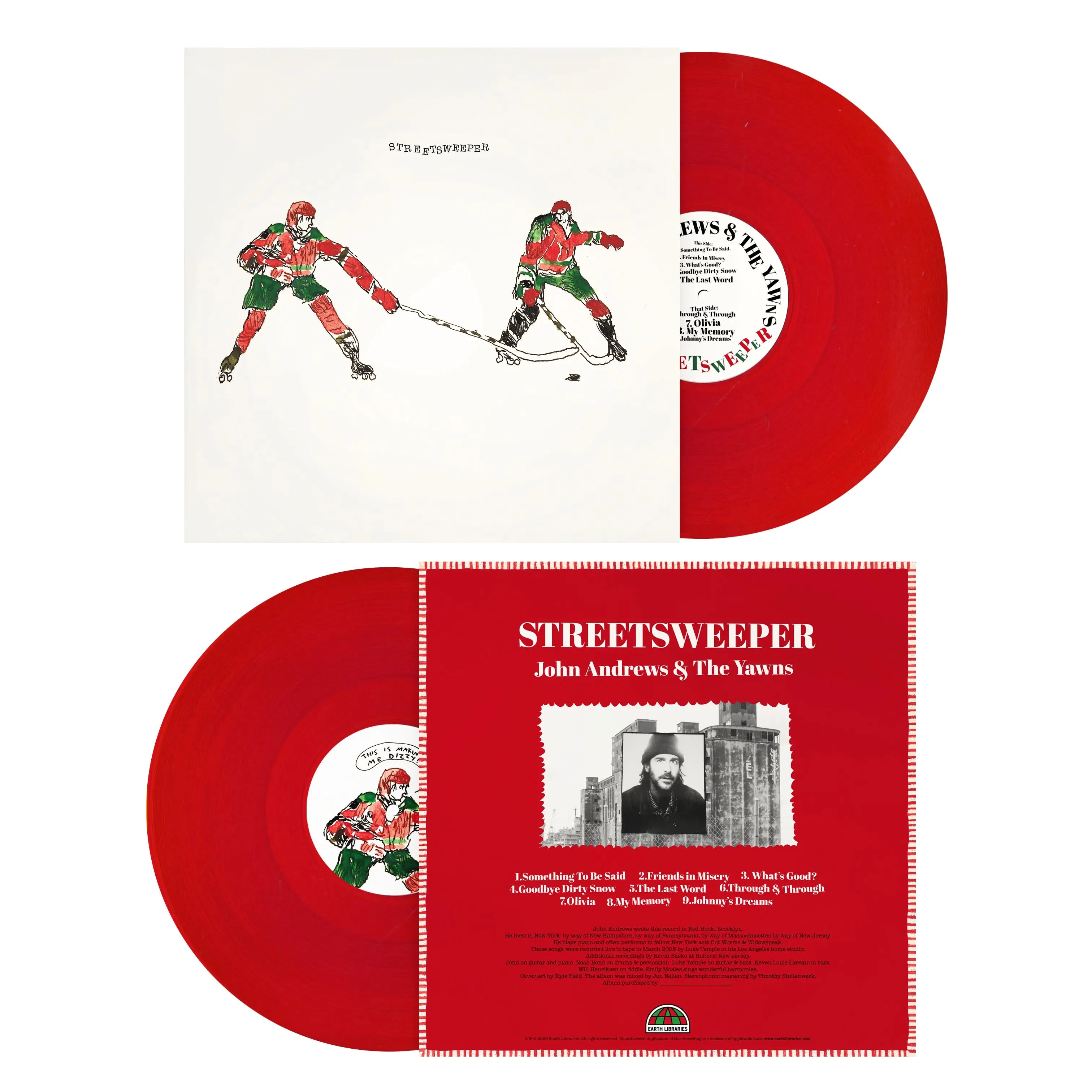 ANDREWS, JOHN & THE YAWNS - Streetsweeper - LP - Indie Exclusive 'Jers ...