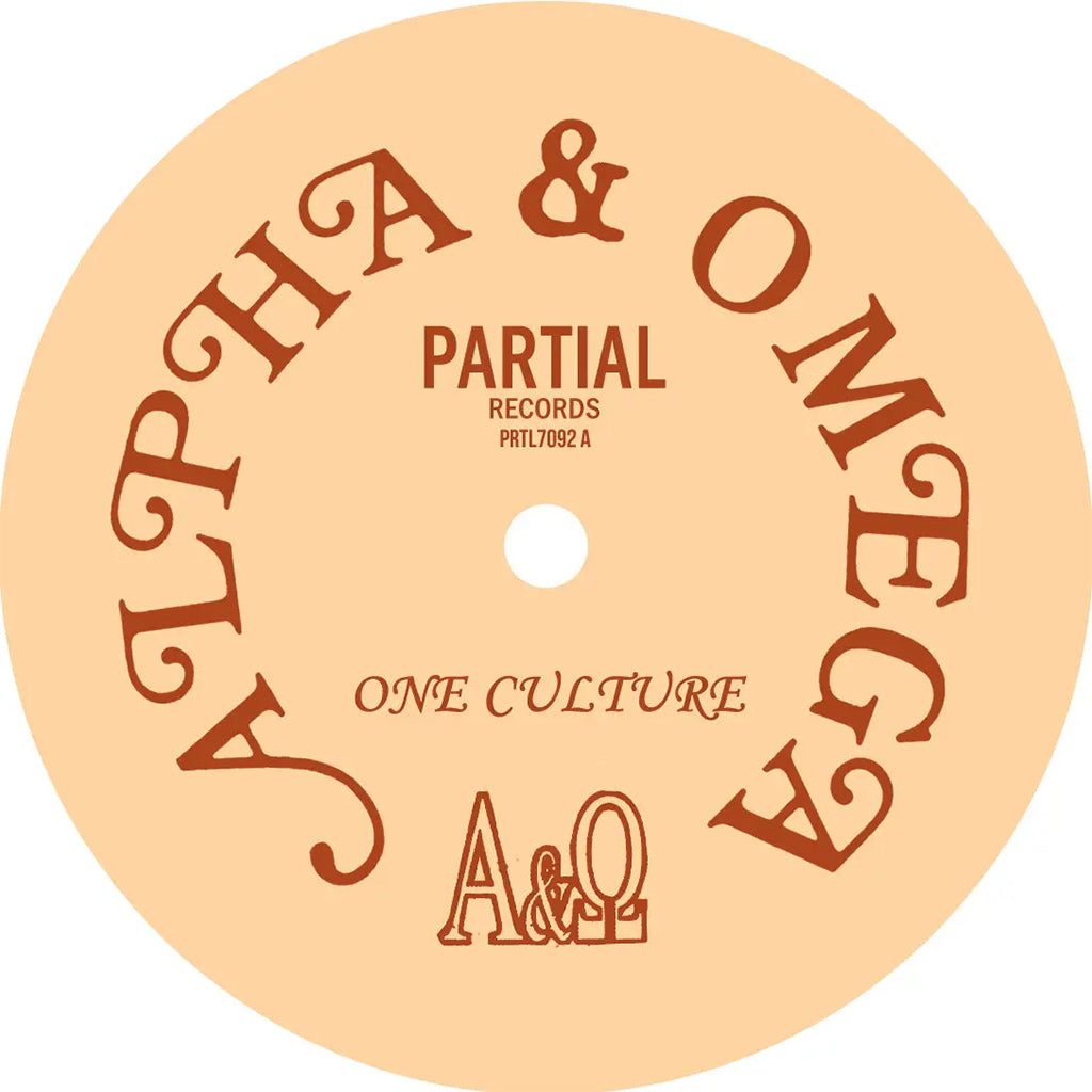 ALPHA AND OMEGA - One Culture - 7'' - Vinyl – Spindizzy