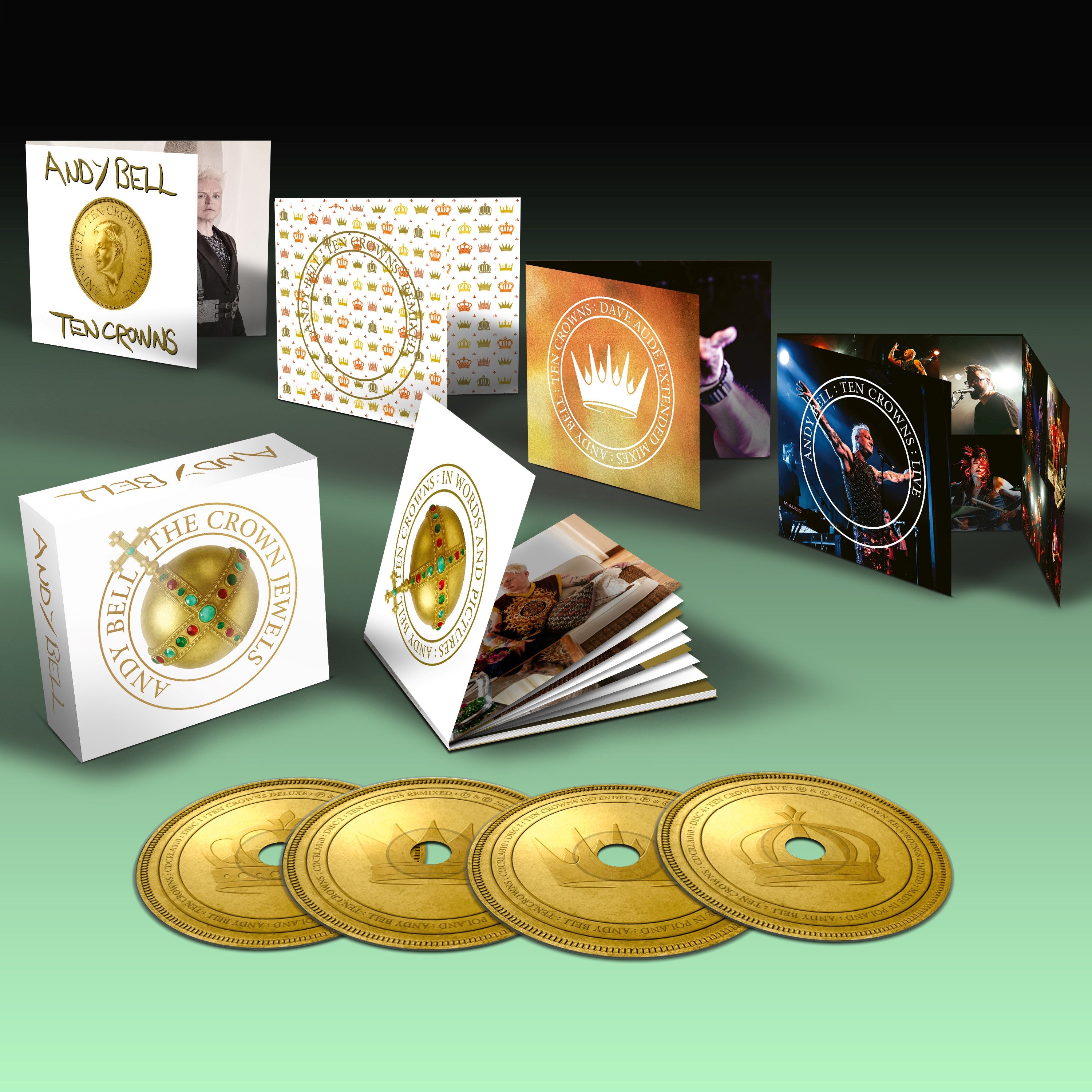 ANDY BELL - The Crown Jewels - 4CD Box Set – Spindizzy Dublin