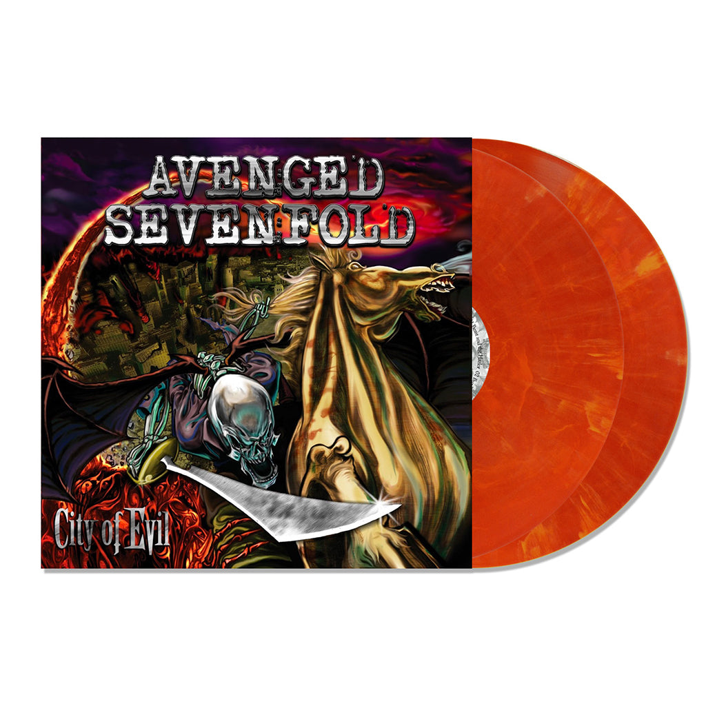 AVENGED SEVENFOLD - City Of Evil (Reissue) - 2LP - 'Eruption Blend' Co ...