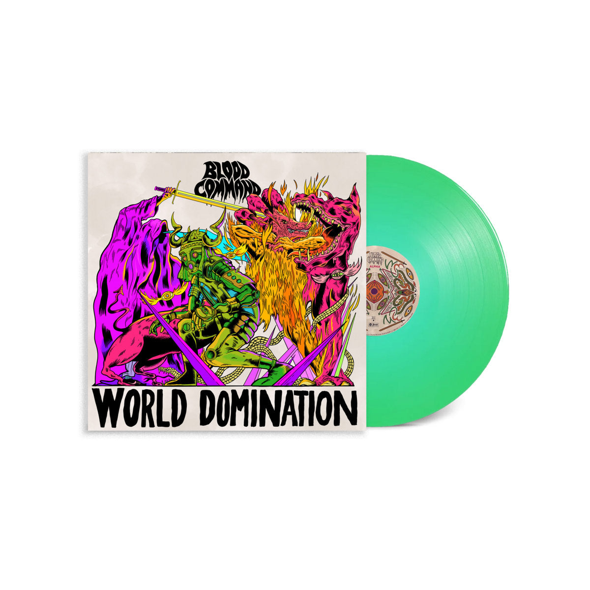 BLOOD COMMAND - World Domination - LP - Glow in the Dark Vinyl [JUN 14