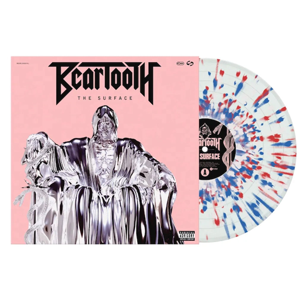 BEARTOOTH - The Surface - LP - 180g Clear with Red / White / Blue Spla ...