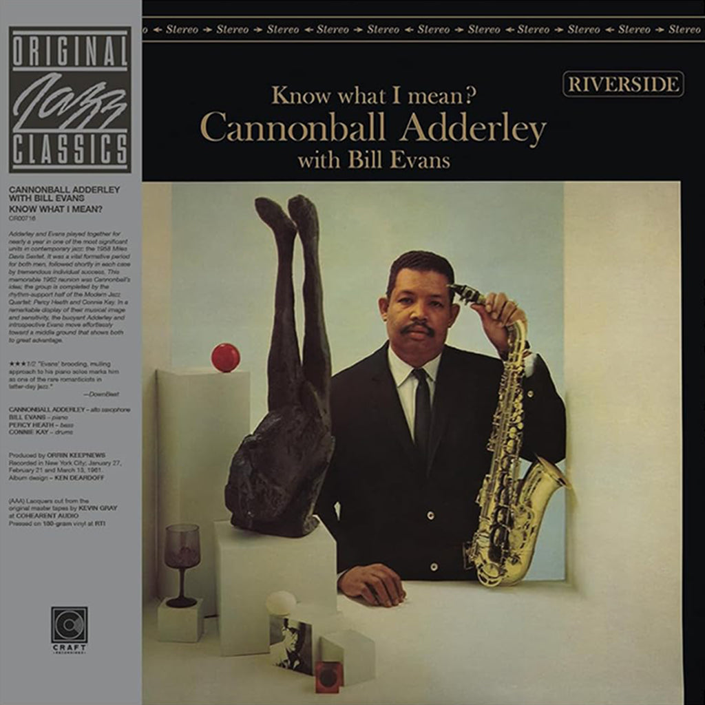 CANNONBALL ADDERLEY WITH BILL EVANS - Know What I Mean? (Original Jazz
