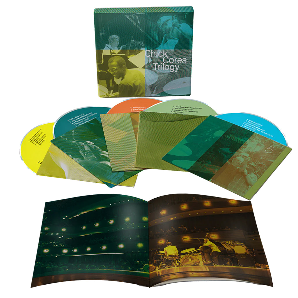 CHICK COREA - Trilogy (Deluxe Edition) - 5CD Box Set [SEP 13] – Spindizzy
