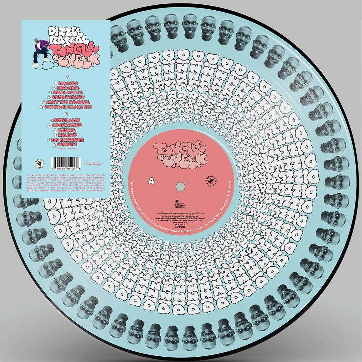 DIZZEE RASCAL - Tongue N' Cheek - LP - Zoetrope Vinyl [OCT 18] – Spindizzy
