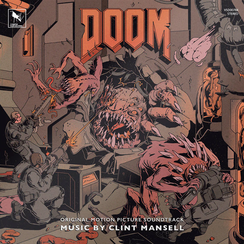 CLINT MANSELL - Doom (Original Soundtrack) [Reissue] - 2LP - 'Black Ic ...