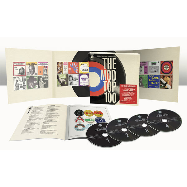 VARIOUS - Eddie Piller Presents: The Mod Top 100 - Deluxe Gatefold 4CD ...