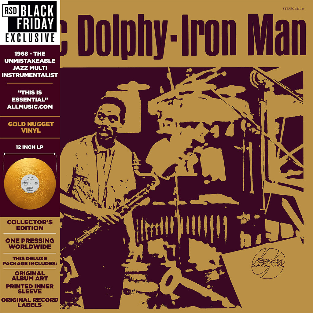 ERIC DOLPHY - Iron Man [Black Friday 2023] - LP - Gold Nugget Vinyl [N