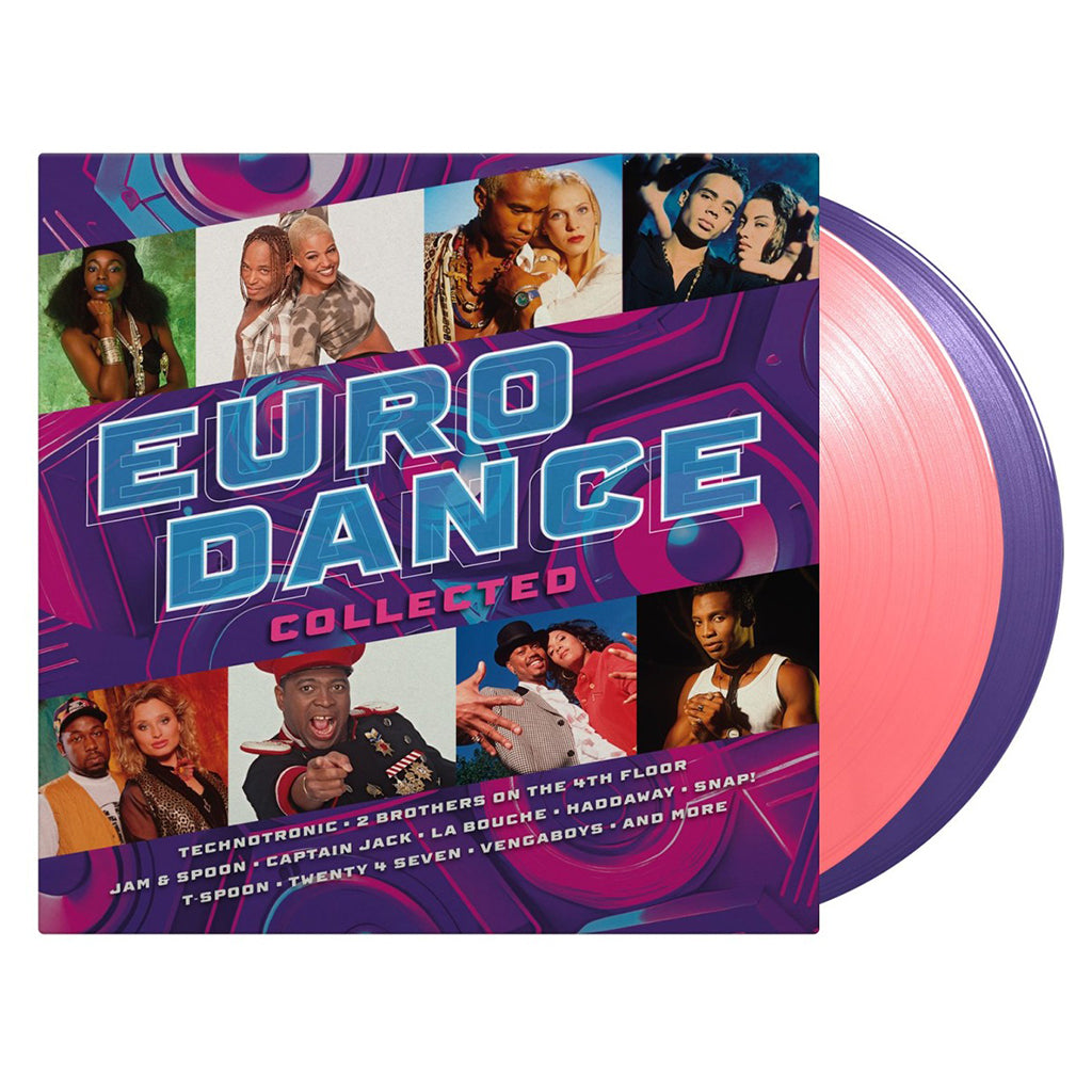 VARIOUS - Eurodance Collected - 2LP - 180g Pink / Purple Vinyl – Spindizzy