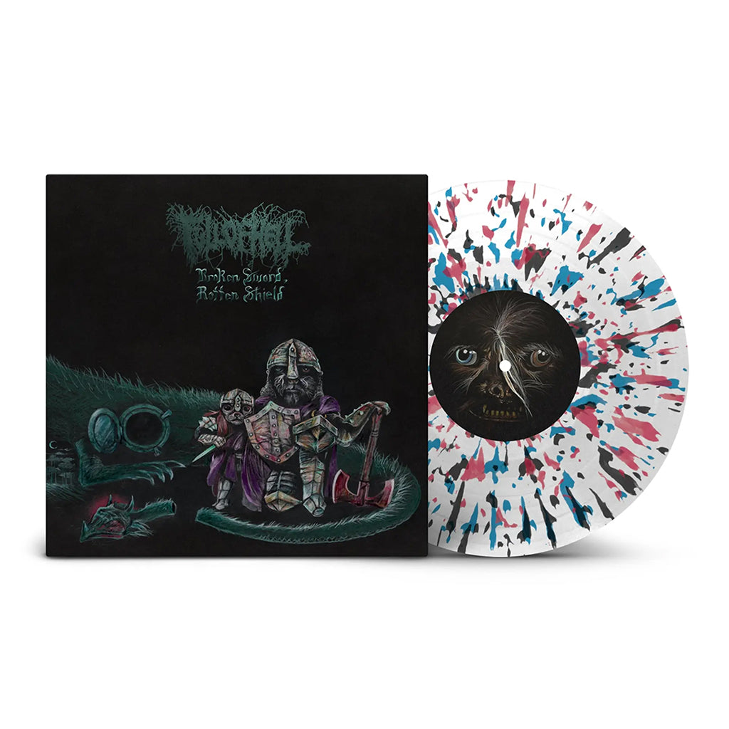 FULL OF HELL - Broken Sword, Rotten Shield - 10'' EP - White w/ Black ...