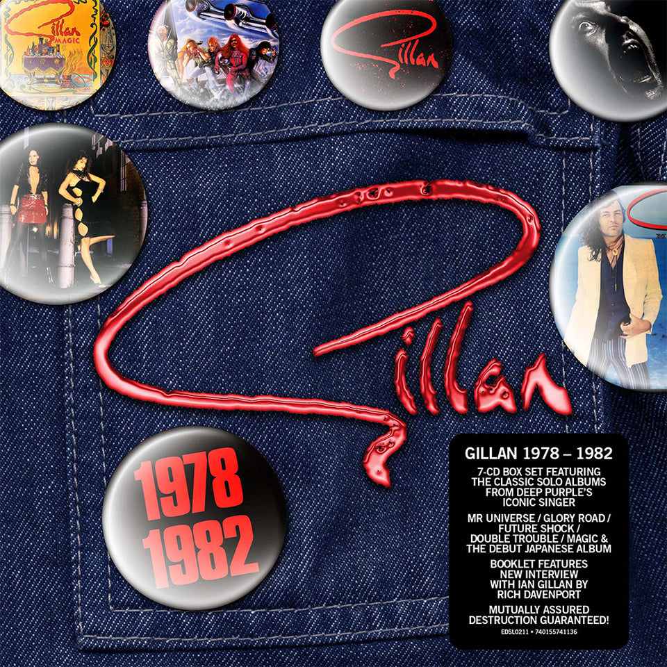 GILLAN - Gillan: 1978 - 1982 - 7CD - Deluxe Box Set – Spindizzy Dublin