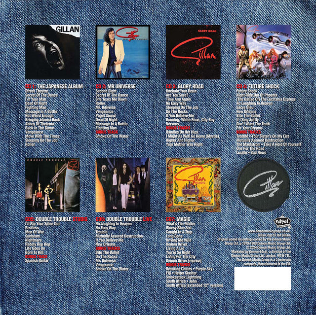 GILLAN - Gillan: 1978 - 1982 - 7CD - Deluxe Box Set – Spindizzy Dublin