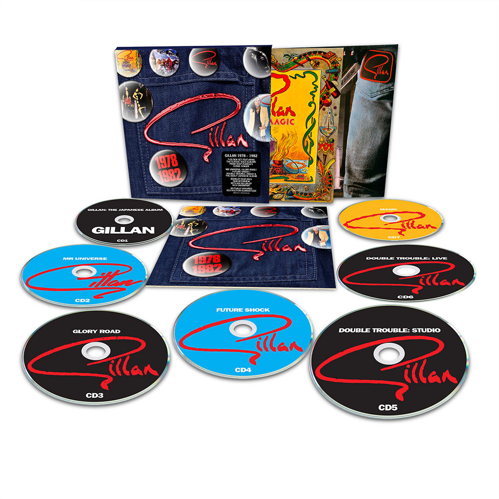 GILLAN - Gillan: 1978 - 1982 - 7CD - Deluxe Box Set – Spindizzy Dublin