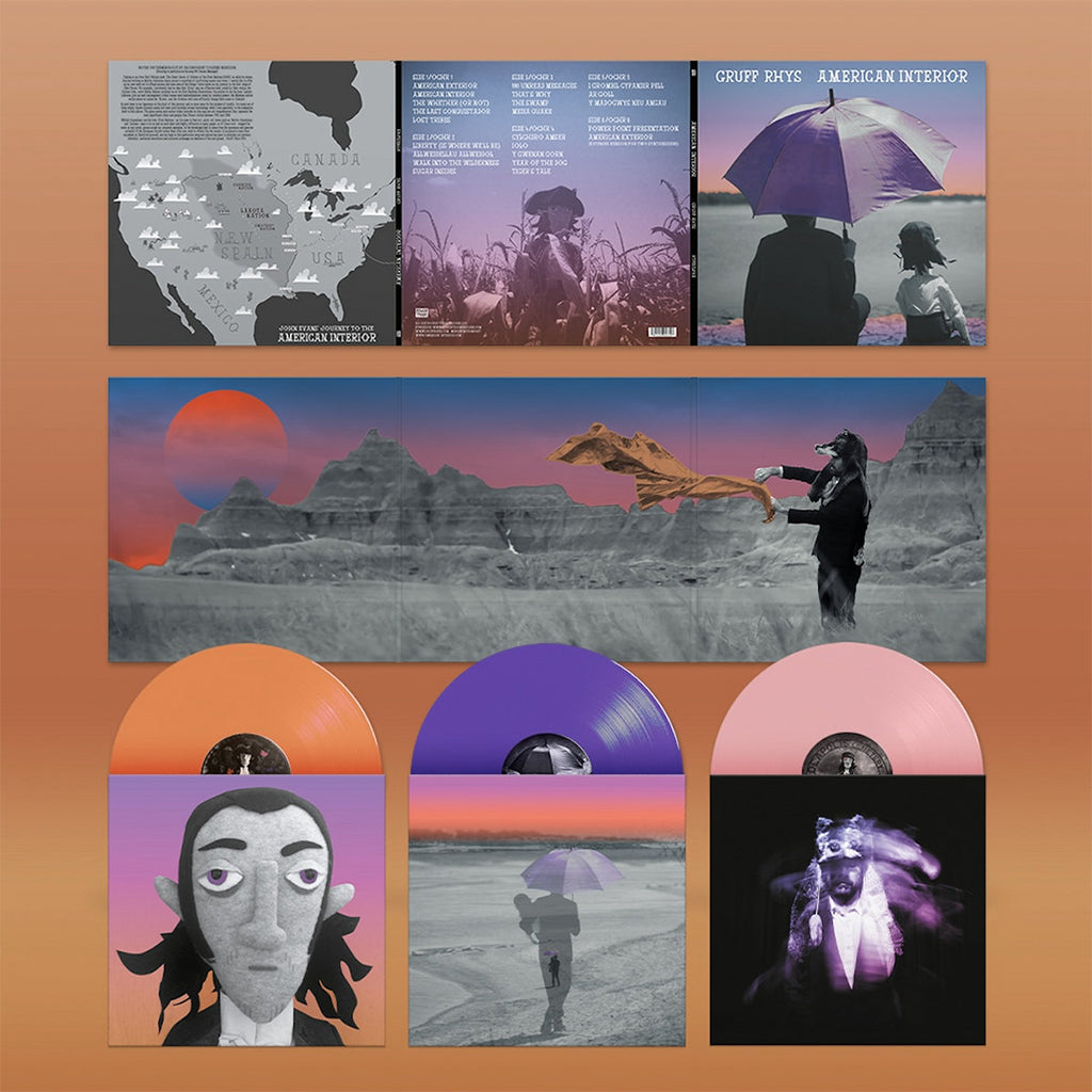 GRUFF RHYS - American Interior (2025 Remastered Deluxe Edition) - 3LP ...