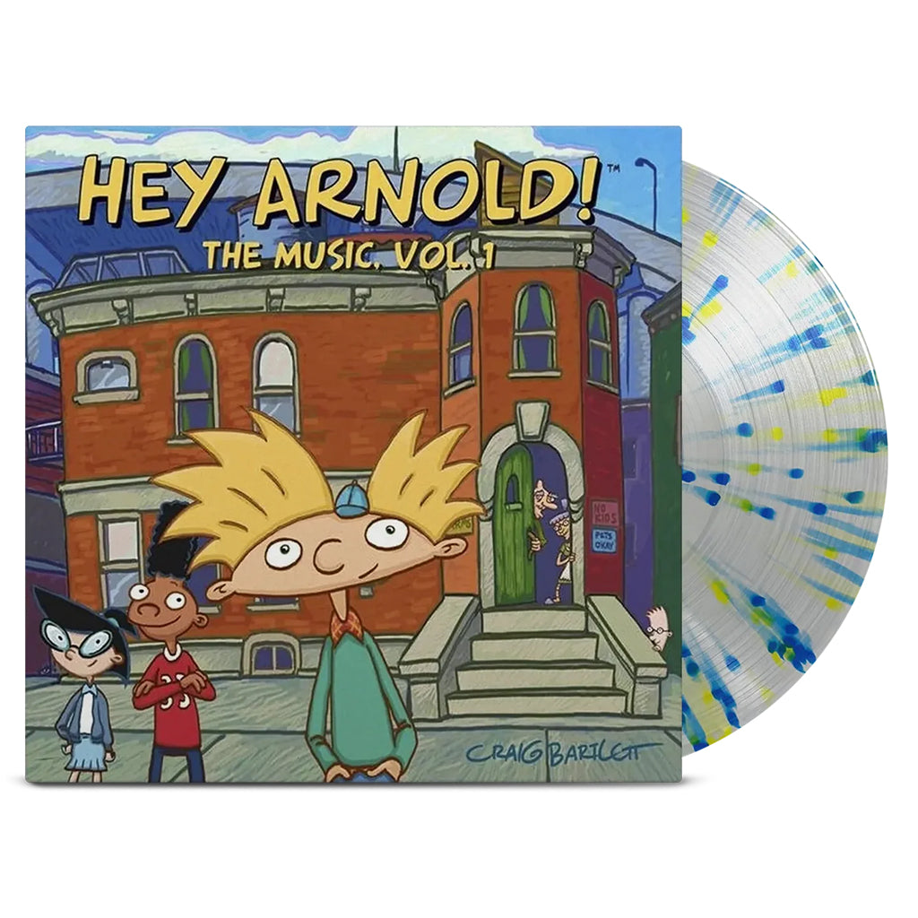 Jim Lang Hey Arnold The Music Vol 1 Lp Clear W Yellow Blue