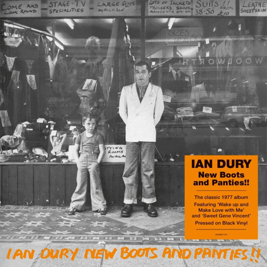 IAN DURY - New Boots And Panties!! (Reissue) - LP - Black Vinyl – Spindizzy