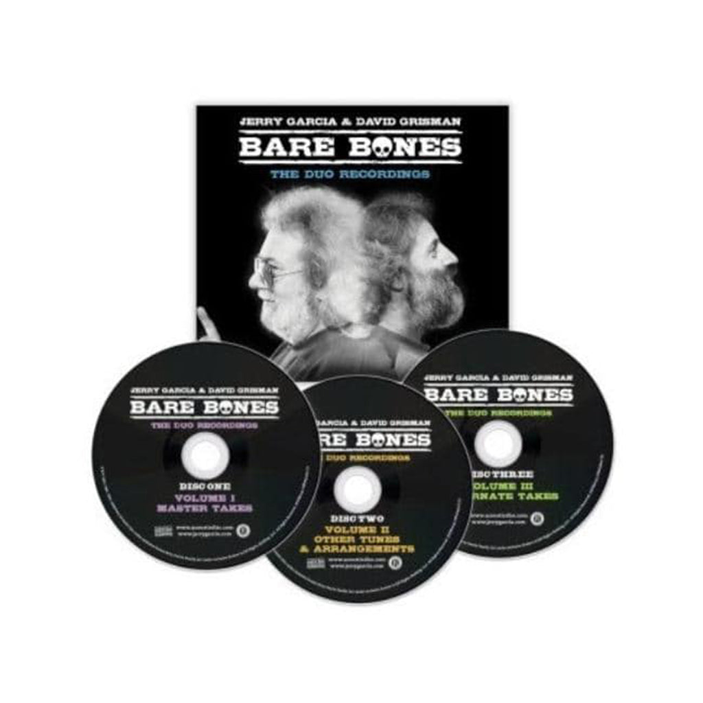 JERRY GARCIA & DAVID GRISMAN - Bare Bones: The Duo Recordings - 3CD Se – Spindizzy