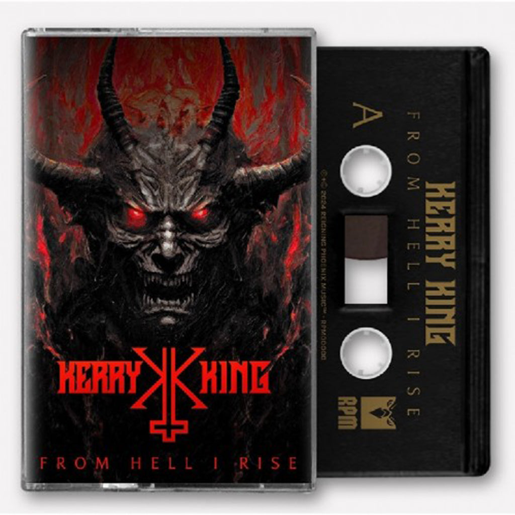 KERRY KING - From Hell I Rise - MC - Black Cassette Tape – Spindizzy