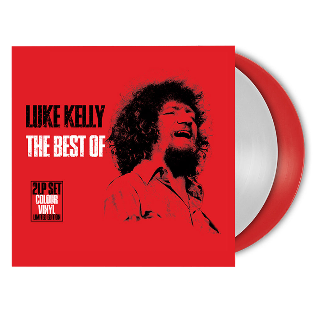 LUKE KELLY - The Best Of - 2LP - White / Red Colour Vinyl – Spindizzy ...