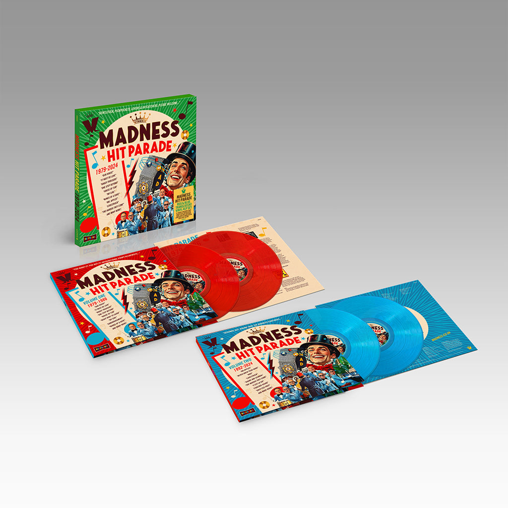 MADNESS - Hit Parade - Volumes 1 & 2: 1979 - 2024 - 4LP - Red & Blue V ...