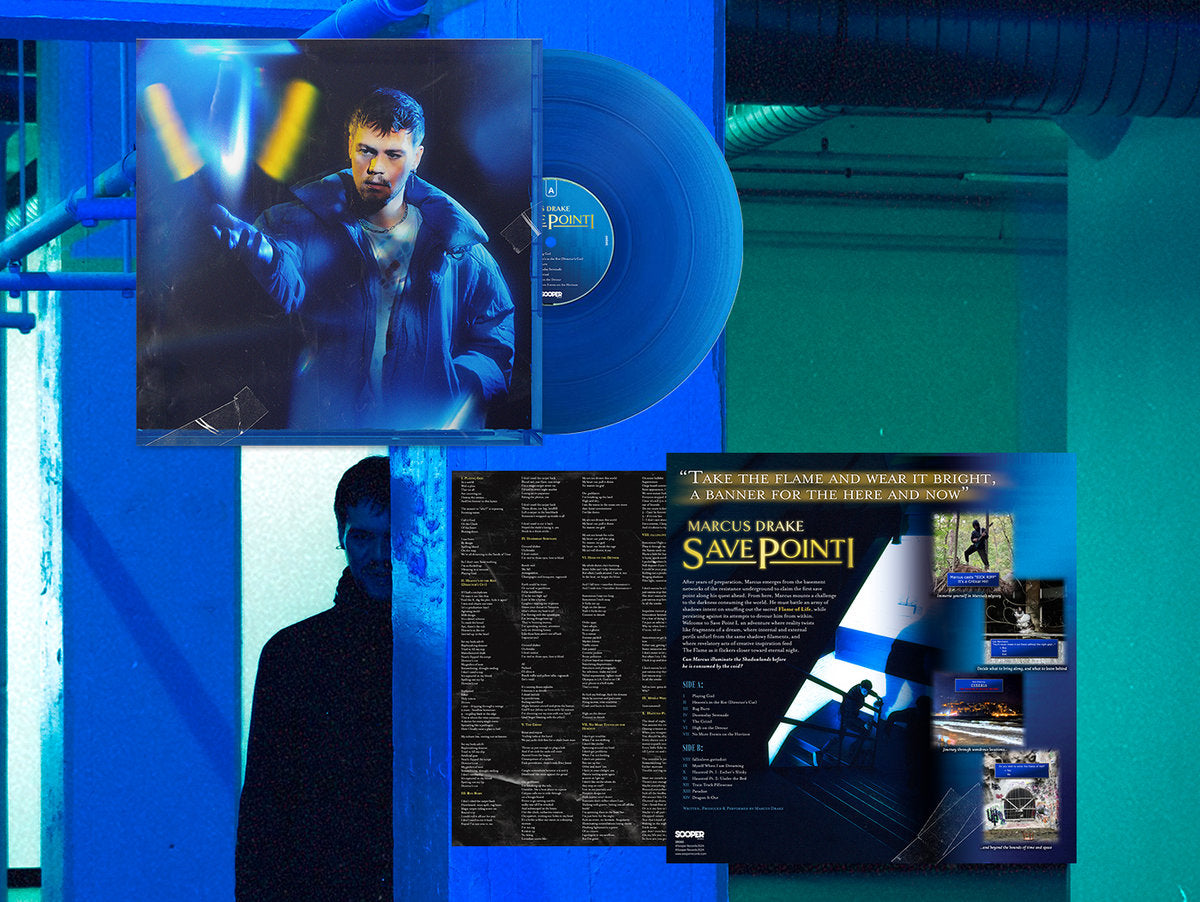 MARCUS DRAKE - Save Point 1 - LP - Transparent Blue Vinyl [NOV 1 ...