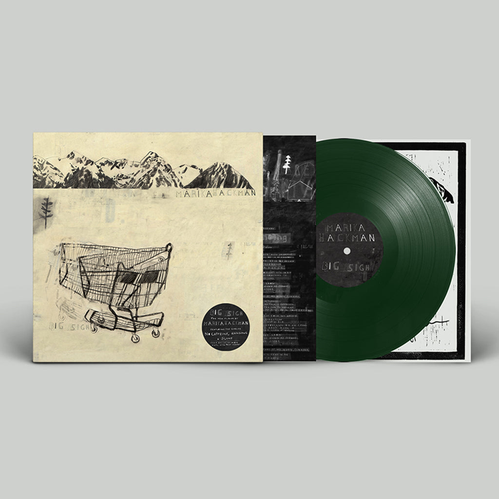 MARIKA HACKMAN - Big Sigh (with a print by Marika) - LP - Green Vinyl