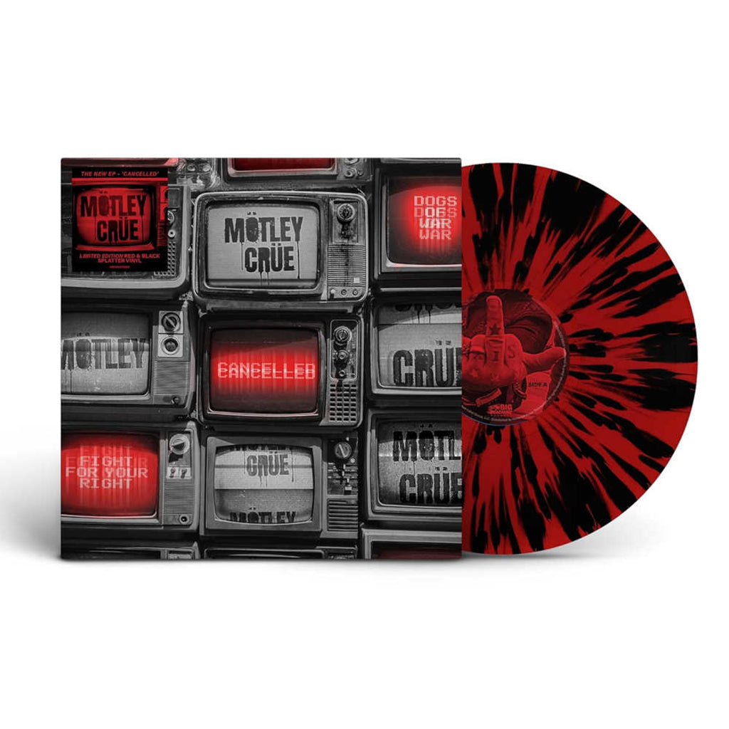 MÖTLEY CRÜE - Cancelled - 12'' EP - Red & Black Splatter Vinyl [OCT 4]