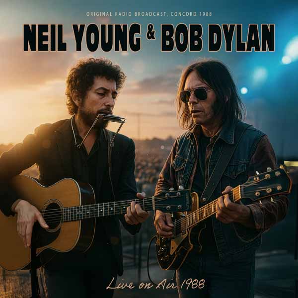 NEIL YOUNG & BOB DYLAN - Live On Air 1988 (Broadcast Recording) - LP ...