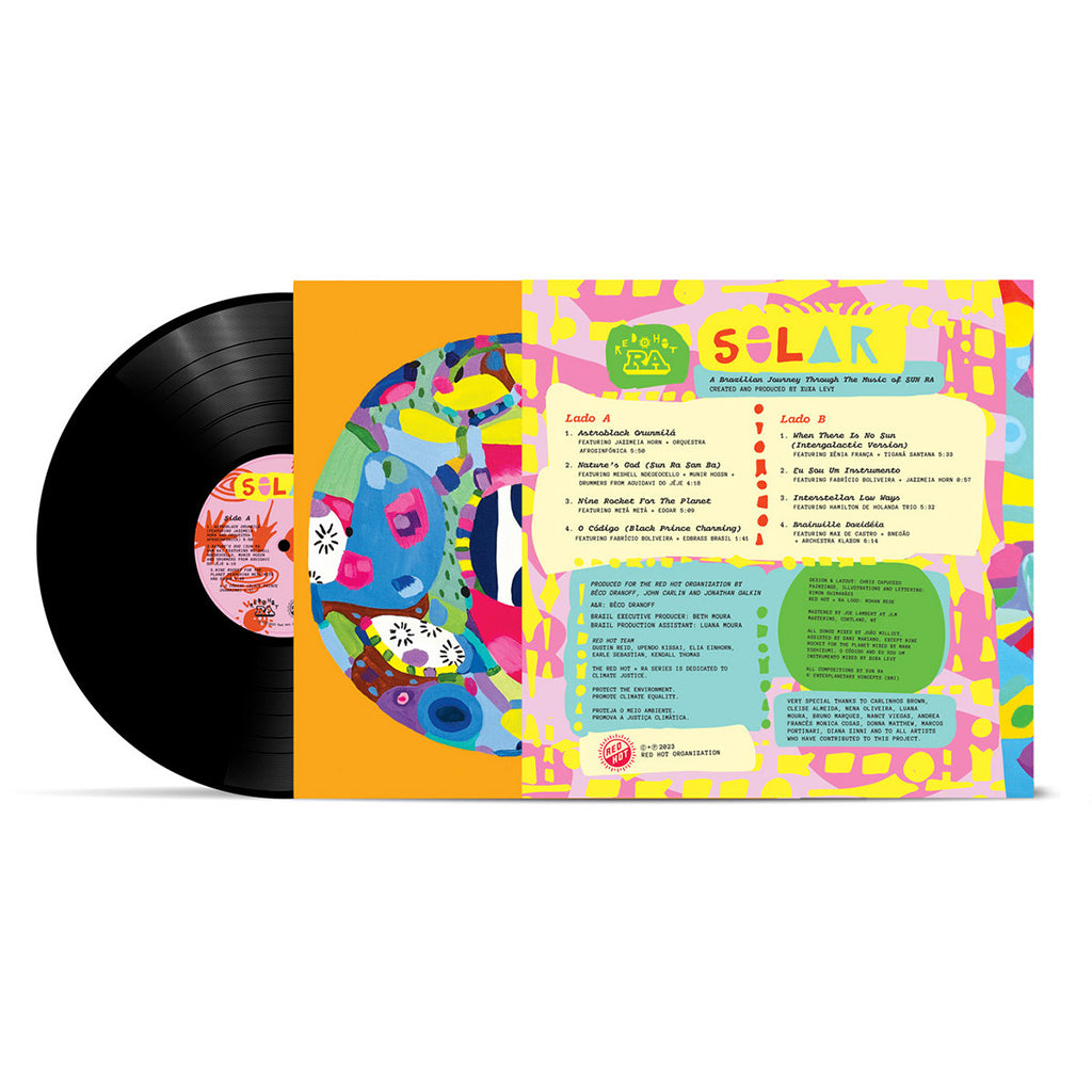 VARIOUS - Red Hot & Ra : SOLAR - Sun Ra In Brasil - LP - Vinyl [NOV 3 ...