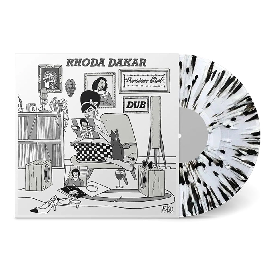 RHODA DAKAR - Version Girl In Dub - LP - White w/ Black Splatter Vinyl ...