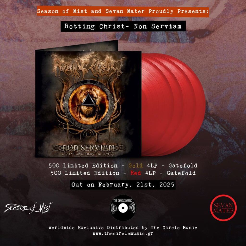 ROTTING CHRIST - Non Serviam - A 20 Year Apocryphal Story (Deluxe) - 4 ...