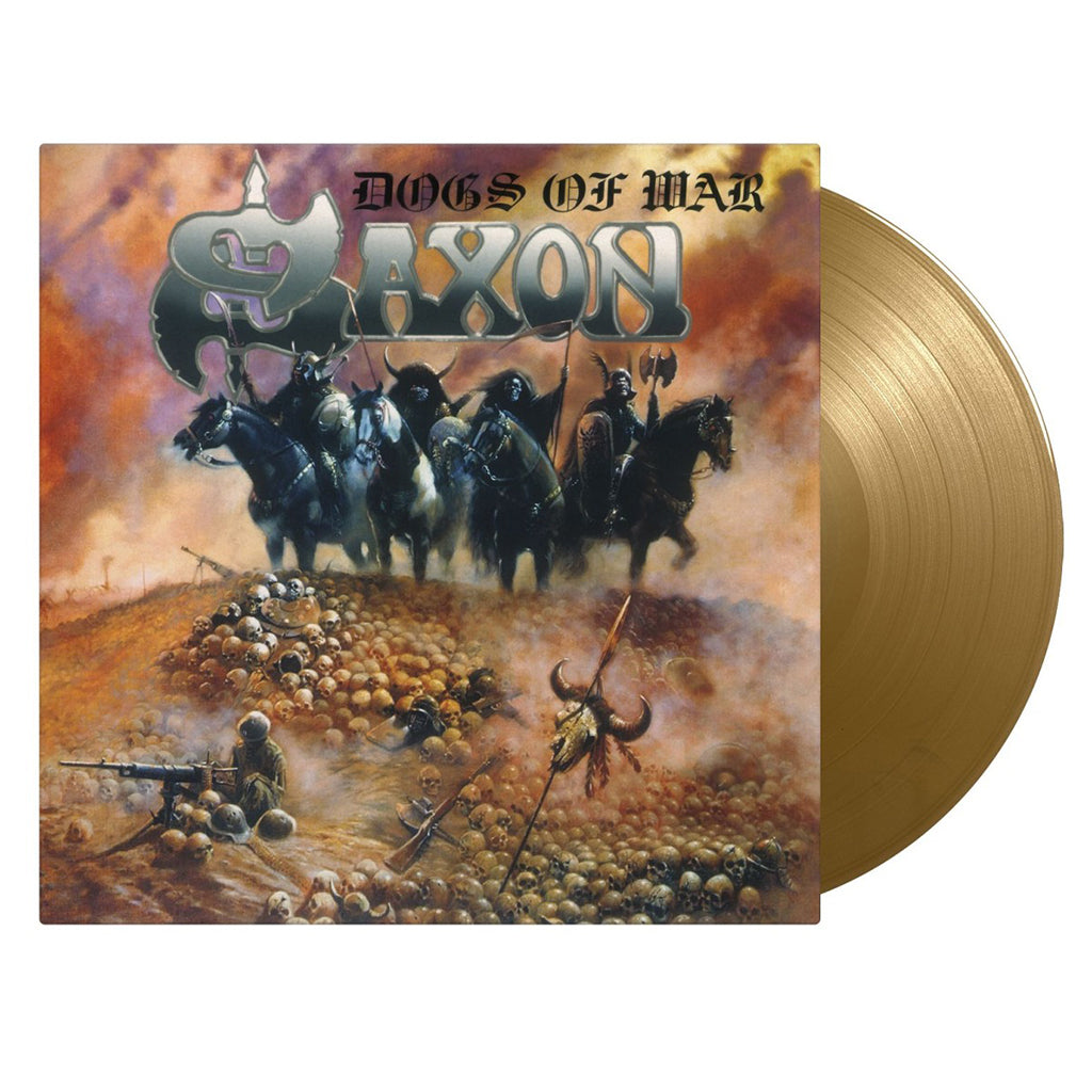 SAXON - Dogs Of War (2024 Reissue with Cover Print) - LP - 180g Gold V ...