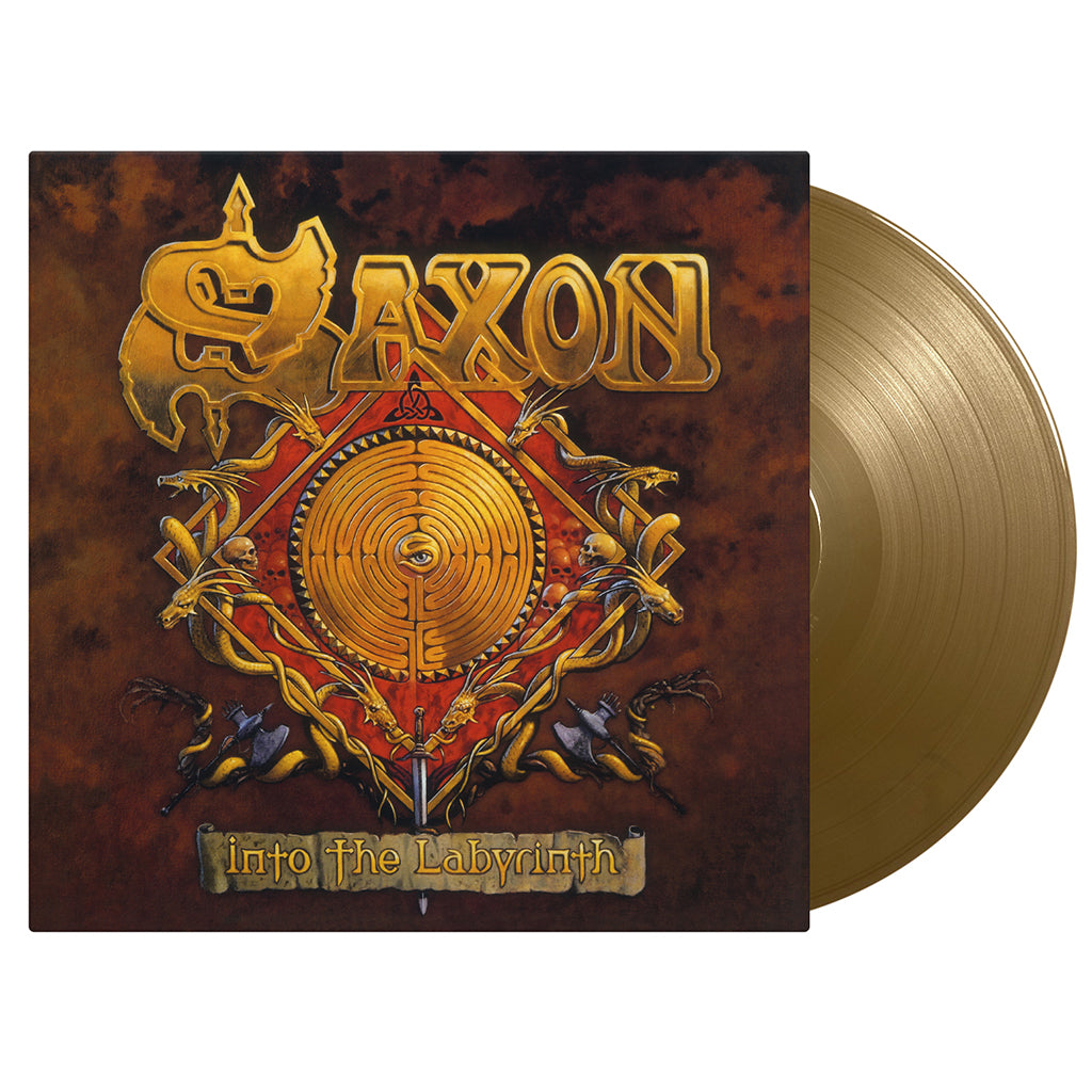 SAXON - Into The Labyrinth (Reissue with Cover Print) - LP - 180g Gold ...