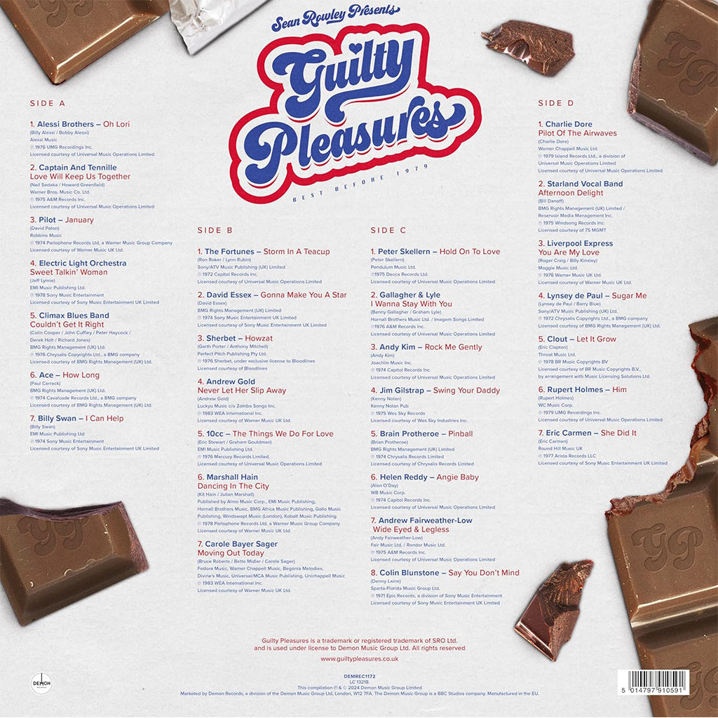 VARIOUS - Sean Rowley Presents : Guilty Pleasures (20th Anniversary Ed