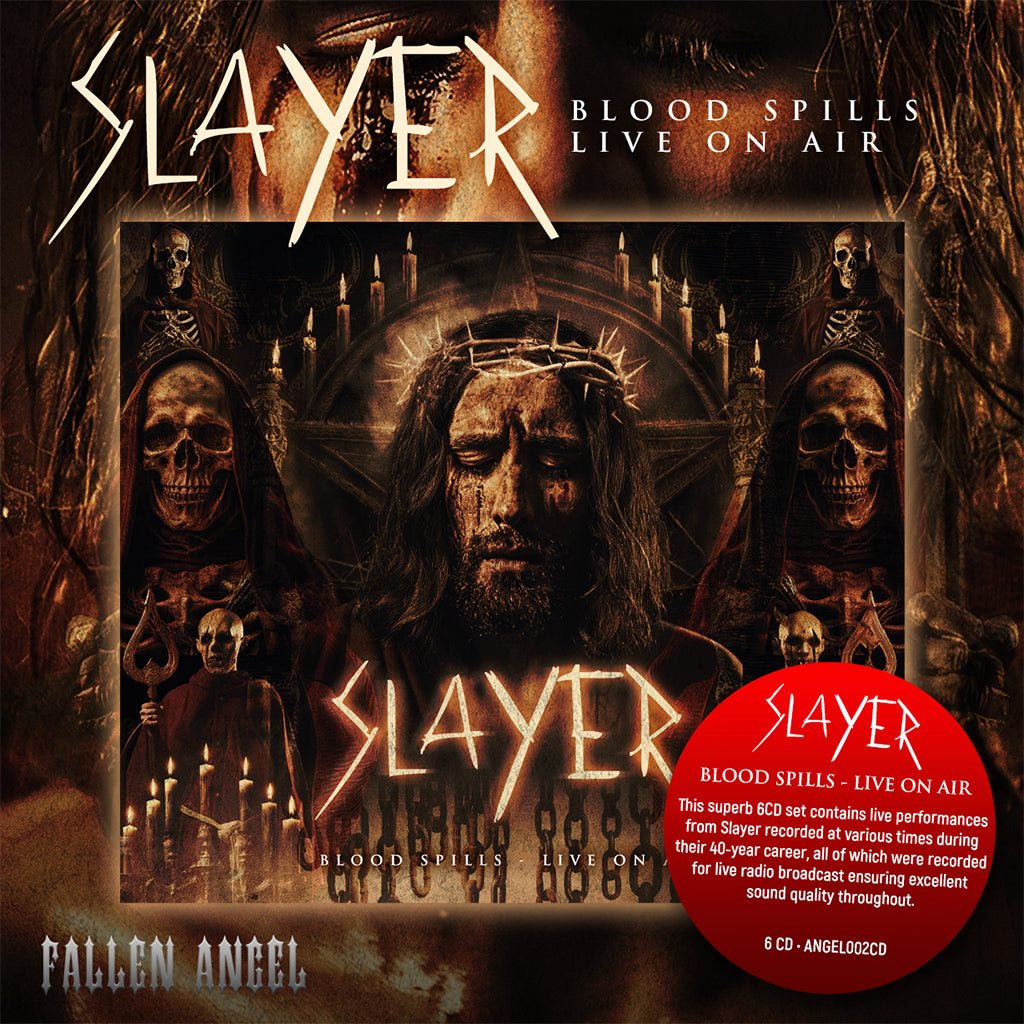 SLAYER - Blood Spills - Live On Air - 6CD Box Set [FEB 21] – Spindizzy