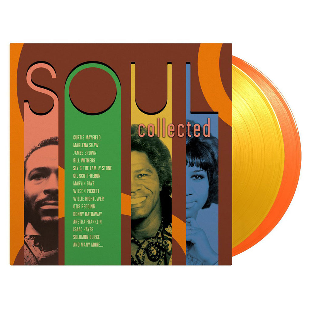 VARIOUS - Soul Collected - 2LP - 180g Yellow / Orange Coloured Vinyl