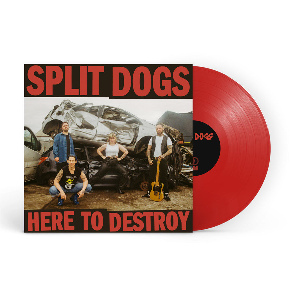 SPLIT DOGS - Here To Destroy - LP - Red Vinyl [FEB 28]