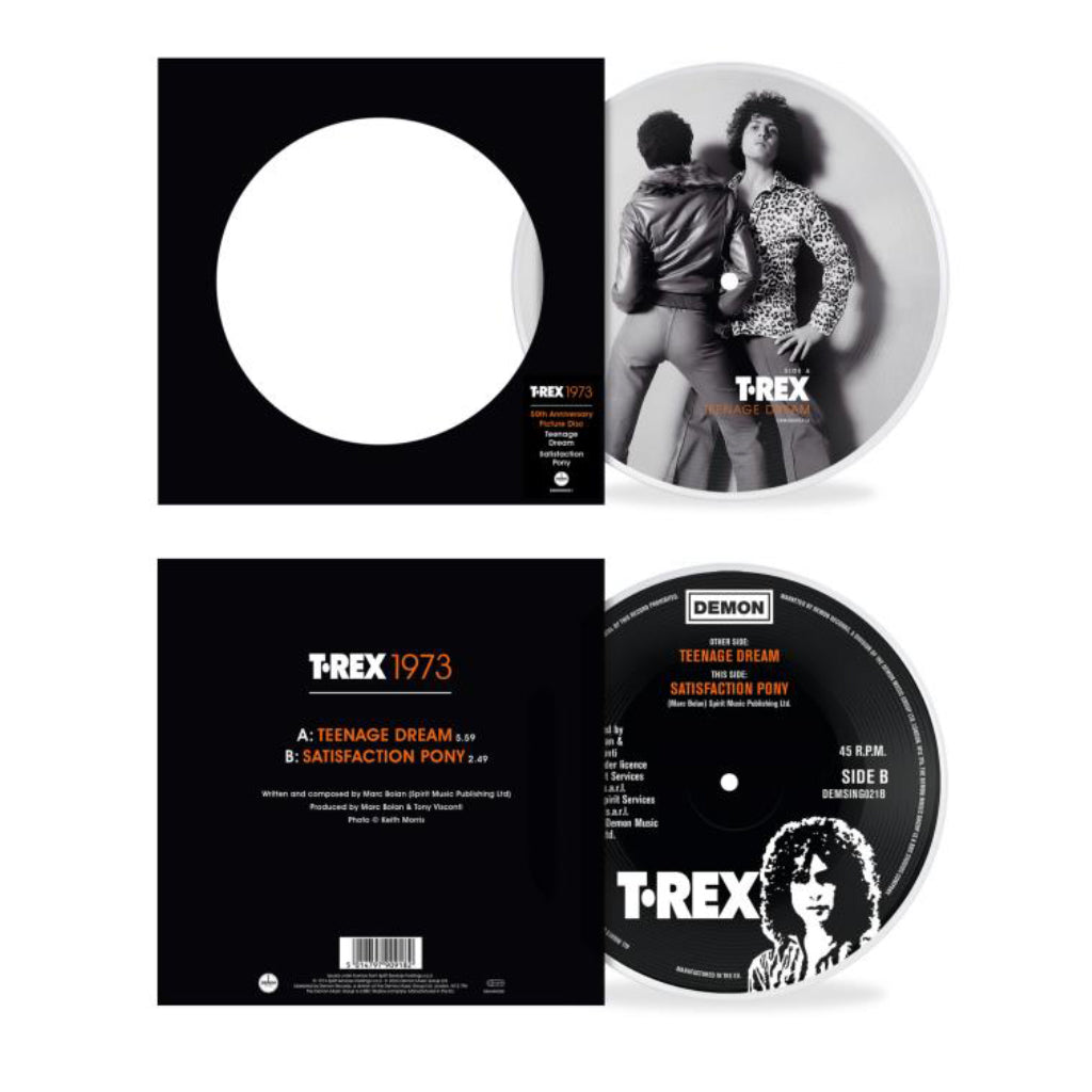 T. REX - Teenage Dream / Satisfaction Pony (50th Anniversary) - 7''