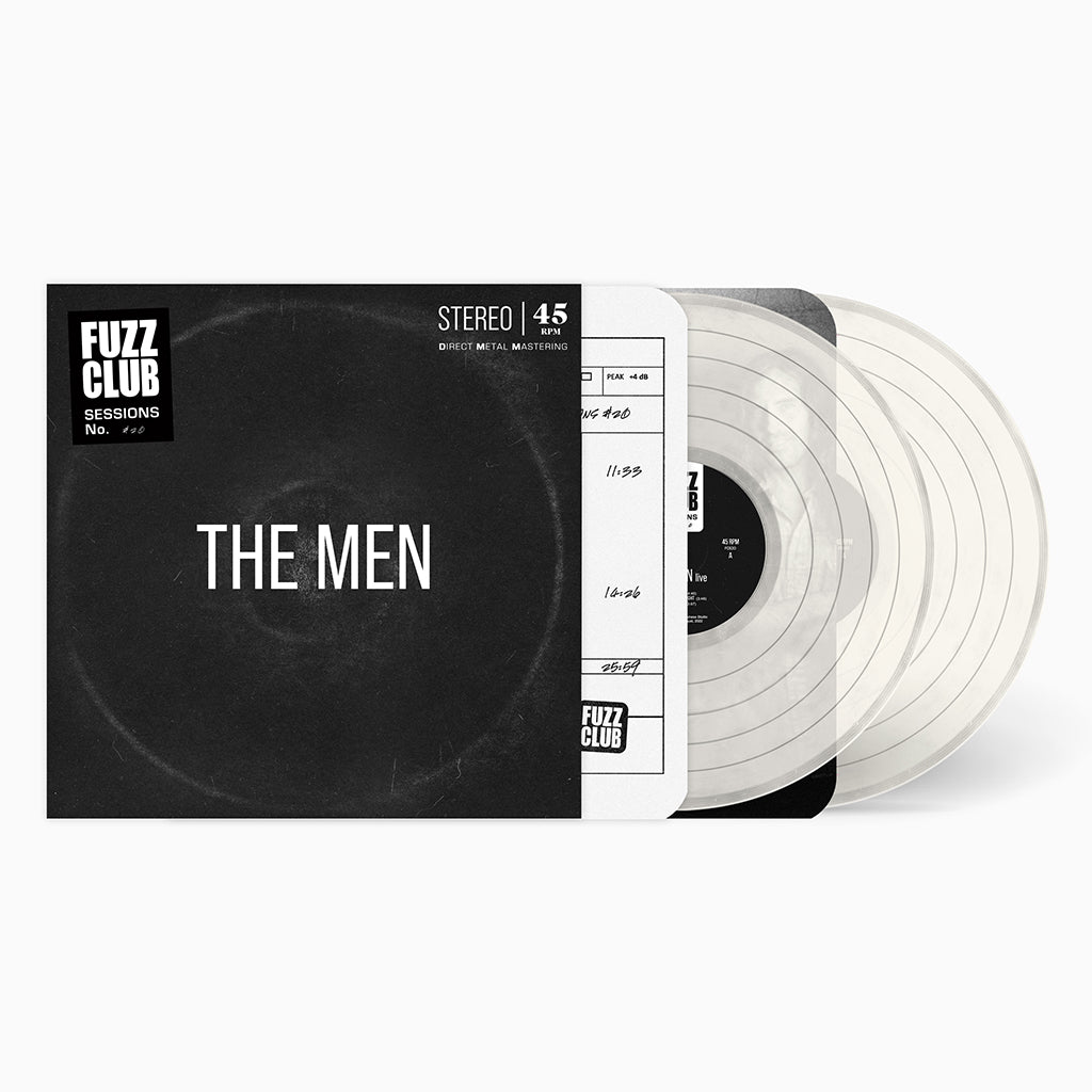 THE MEN - Fuzz Club Session - 2LP (45rpm) - 180g Milky Clear Vinyl [JU