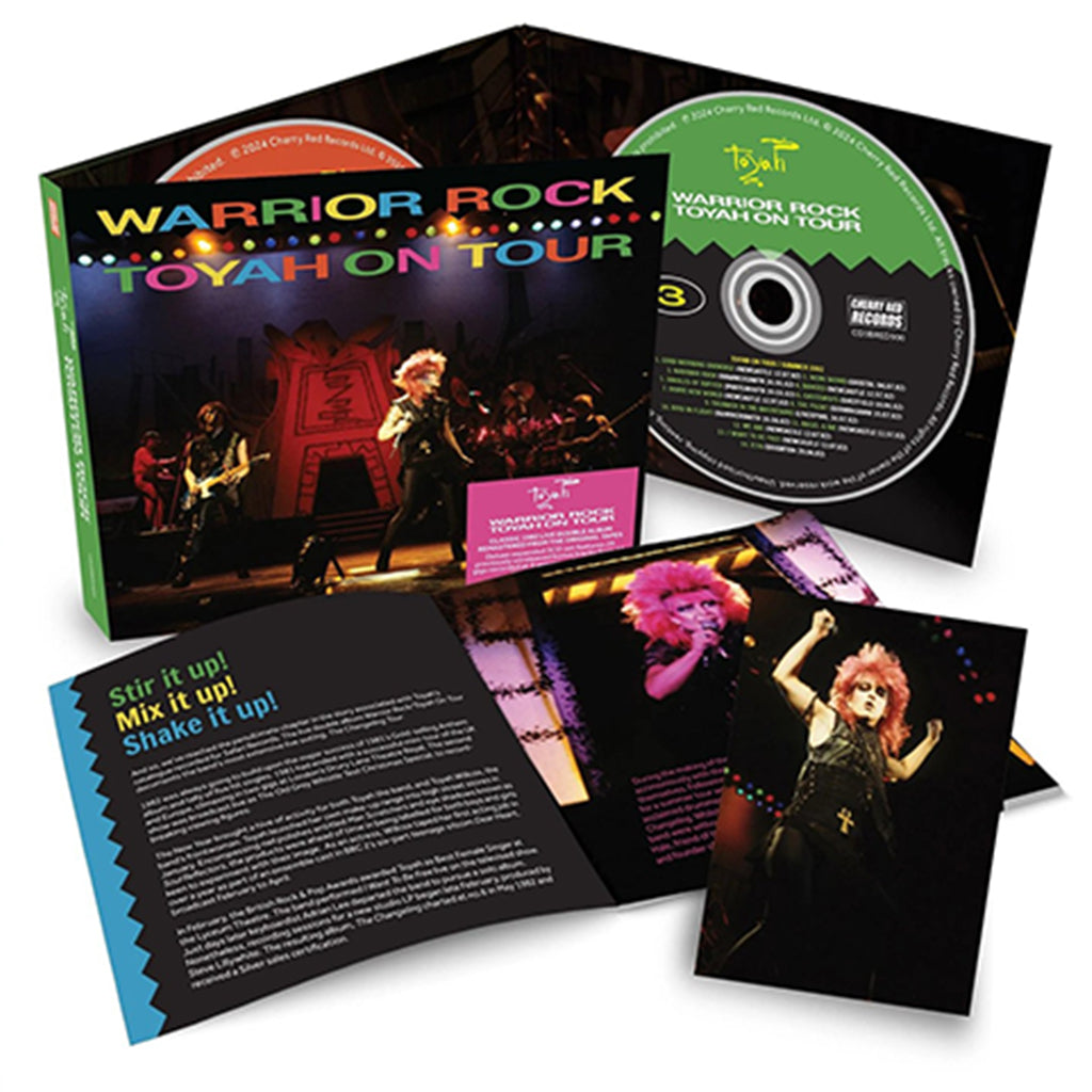 TOYAH - Warrior Rock - Toyah On Tour (Expanded Edition) - 3CD – Spindizzy